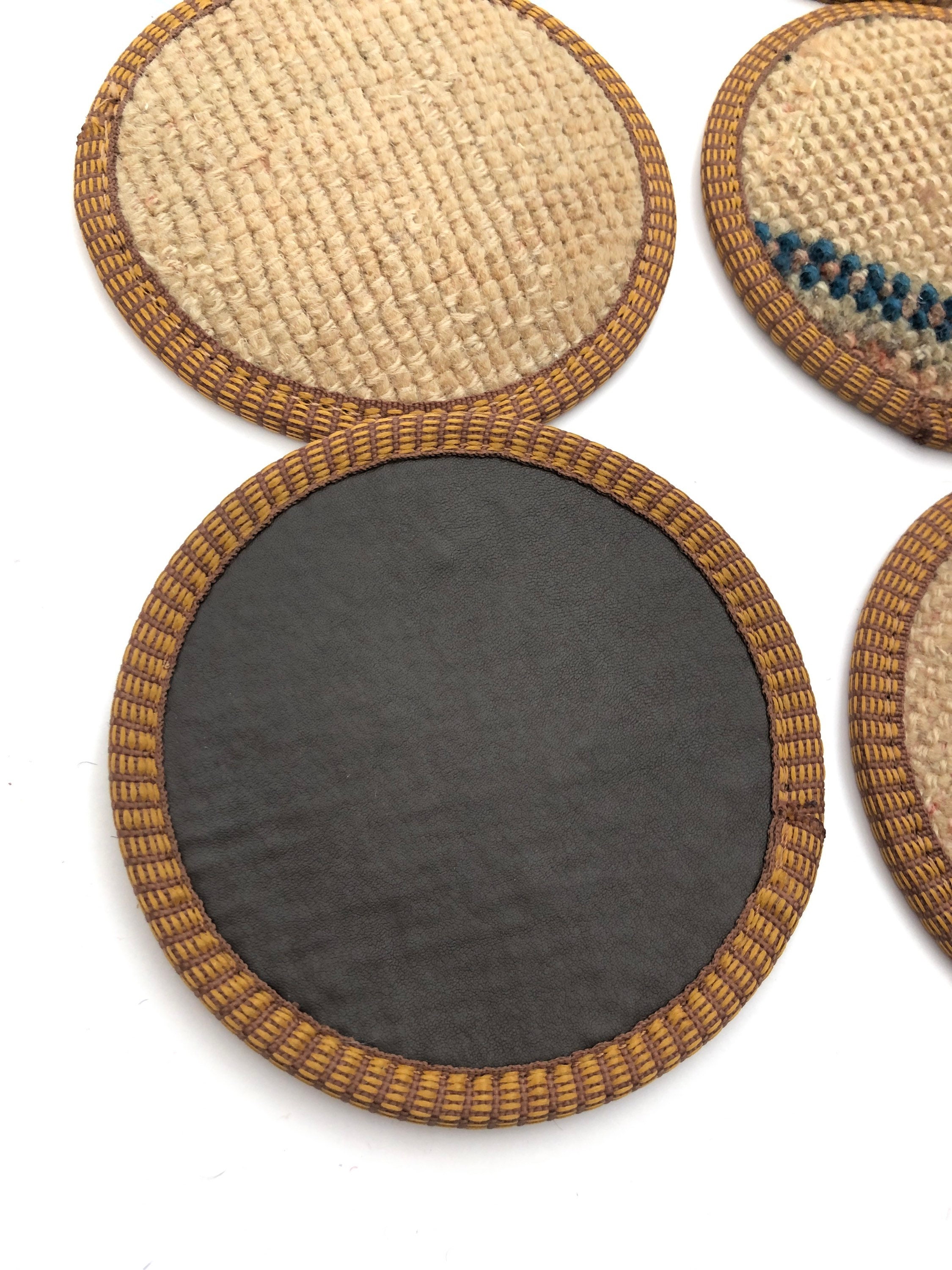 Vintage Carpet Coasters /Coaster/Drink Coasters /45inch /Home | Etsy