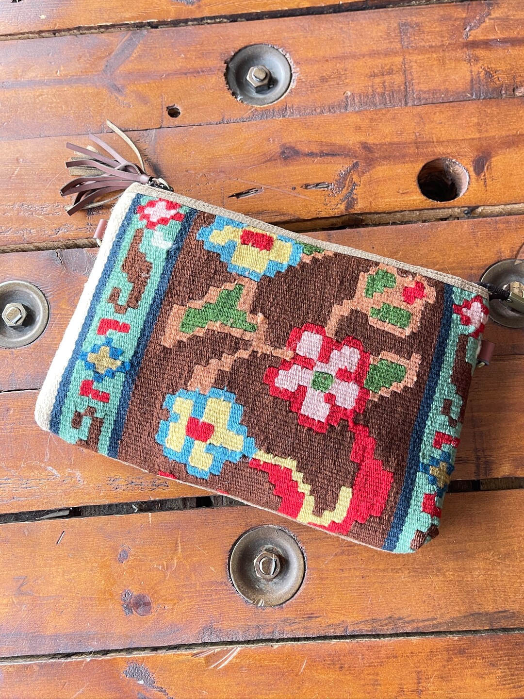 Kilim Clutch Bag, Kilim Bag, Kilim Crossbody Bag, Kilim Leather Bag ...
