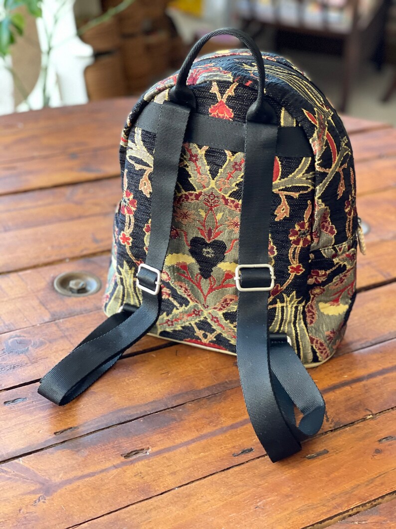 Textile Backpack Backpack Turkish Bag Chenille Bag | Etsy