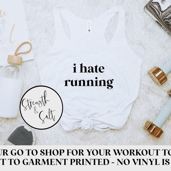 I Hate Running - Etsy