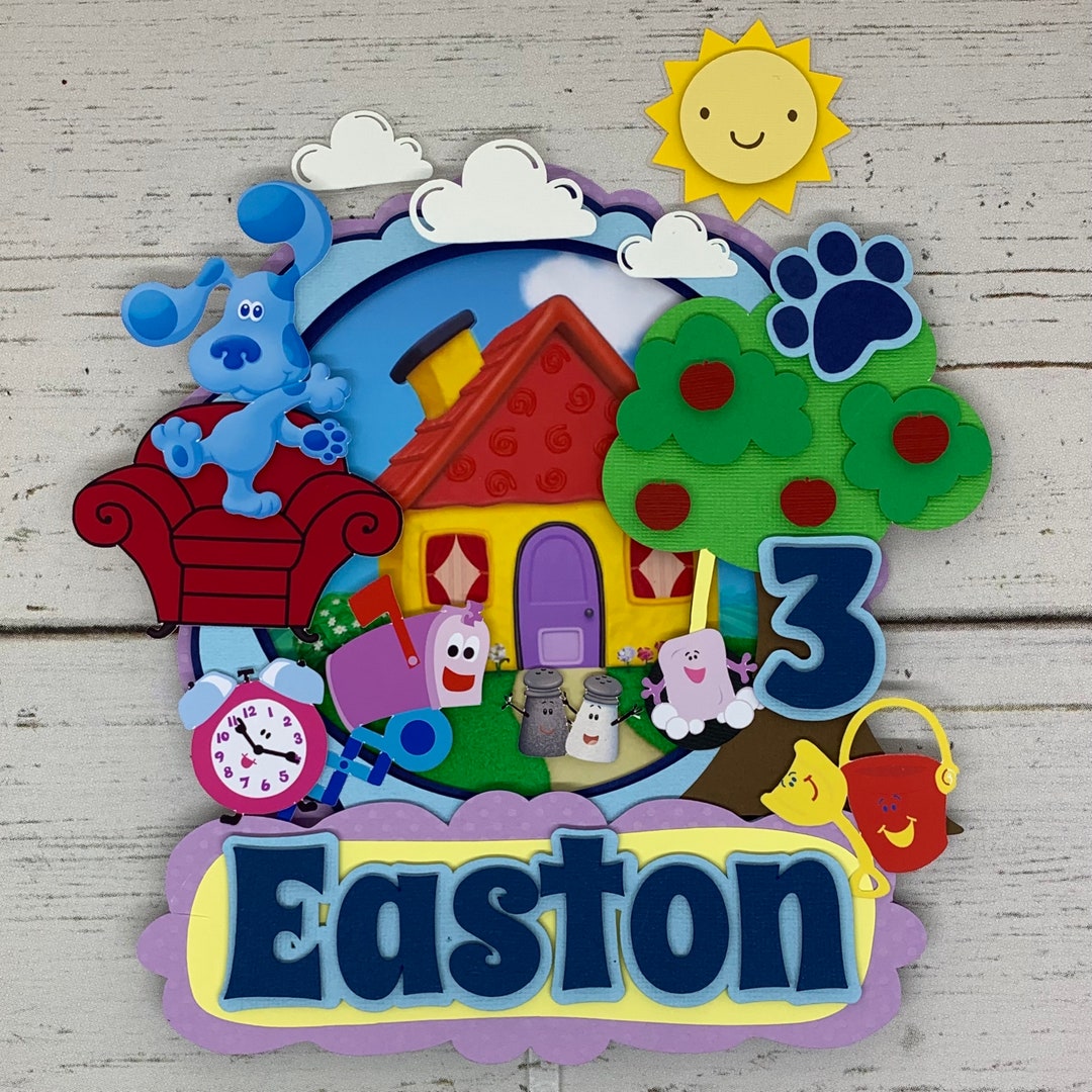 Blue’s Clues Birthday Cake Topper - Etsy
