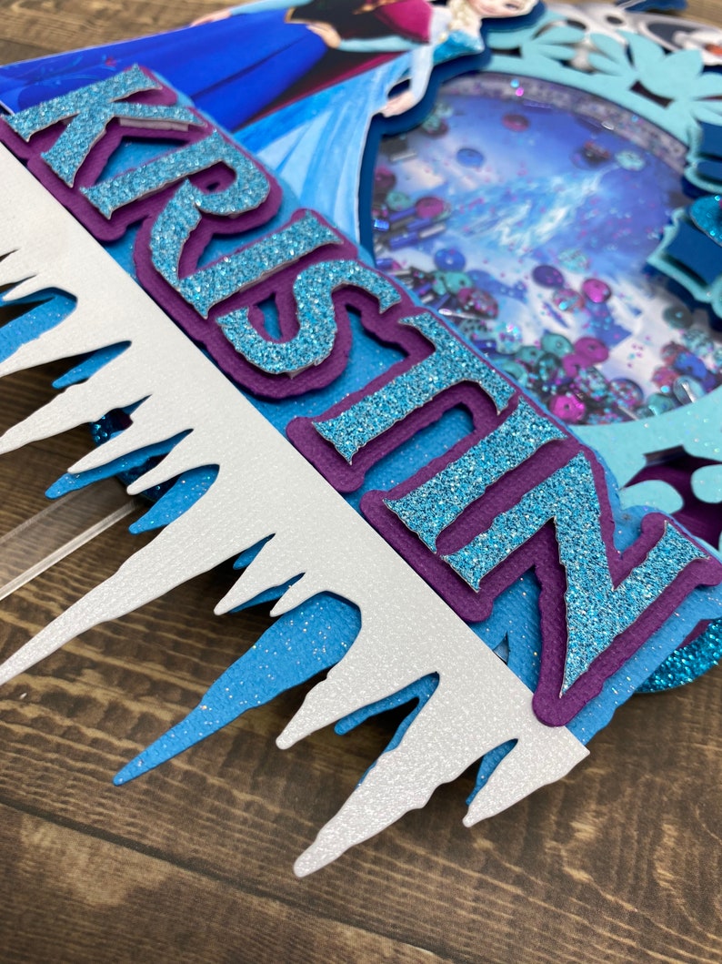 Frozen Birthday Cake Topper - Etsy
