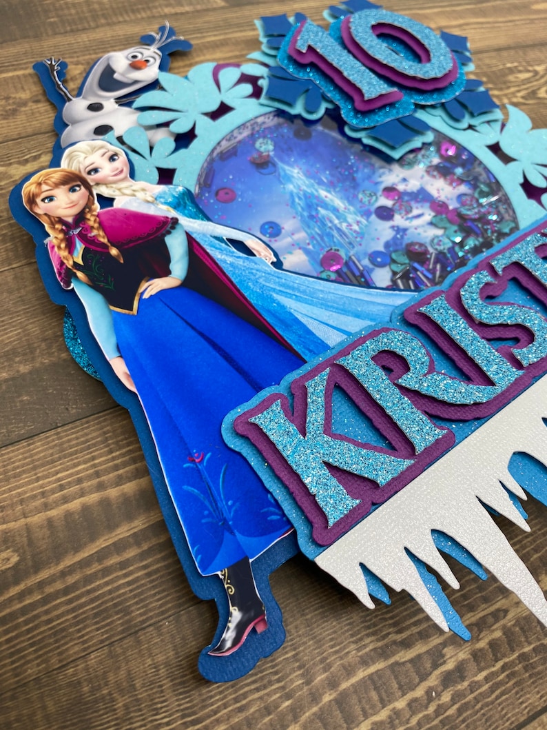 Frozen Birthday Cake Topper - Etsy