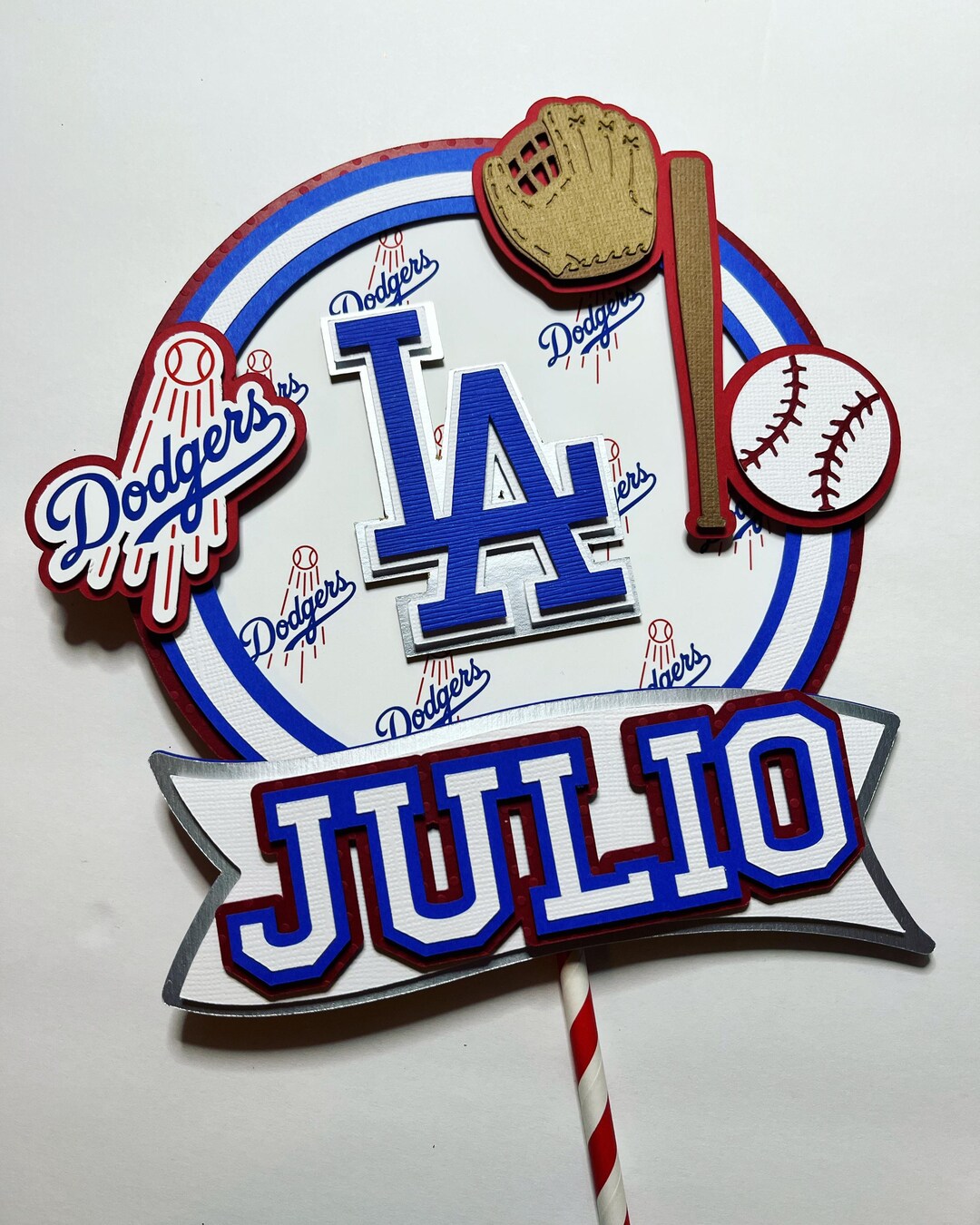 Dodgers Cake Topper - Etsy