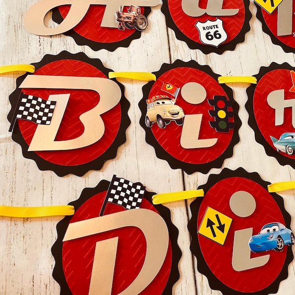 Cars Pixar Birthday Invitations - Etsy