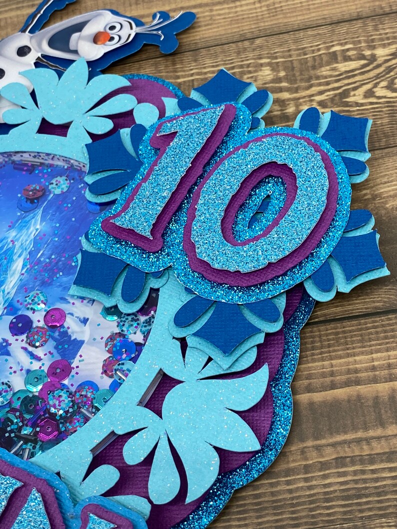 Frozen Birthday Cake Topper - Etsy