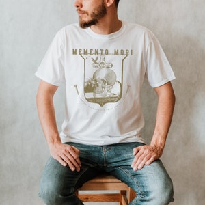 Memento Mori "remember Your Death" Catholic Men's T-shirt - RIP Skull ...