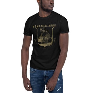 Memento Mori "remember Your Death" Catholic Men's T-shirt - RIP Skull ...