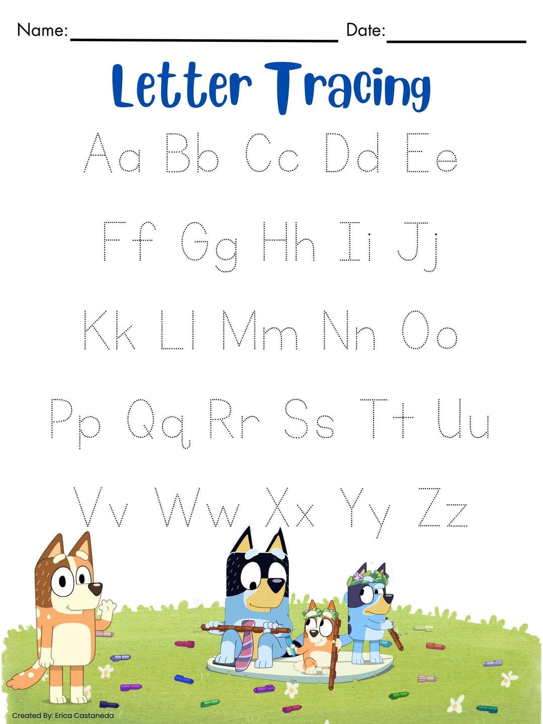 Bluey Activity Packet - Etsy