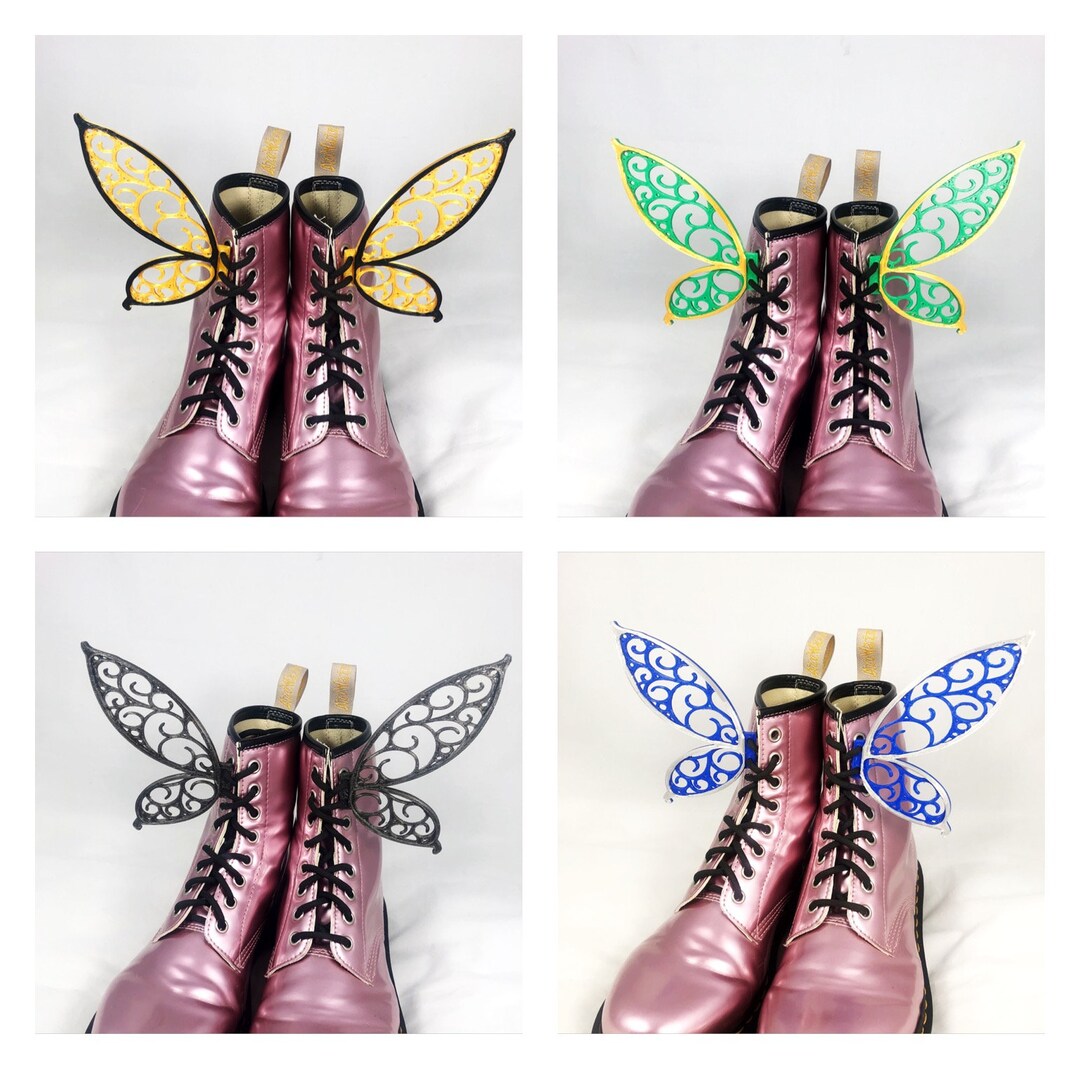 3D Fairy Wings for Shoes Boots Roller Skates Costume Accessory Dress up ...
