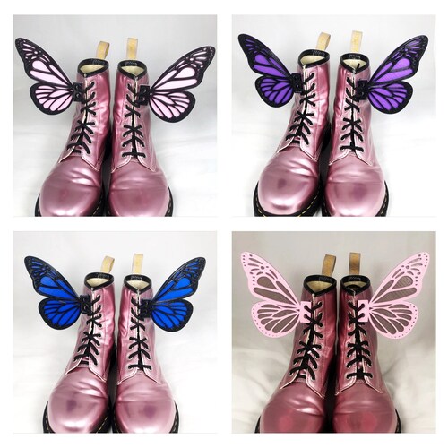Custom 3D Butterfly Wings for Shoes Boots Roller Skates - Etsy