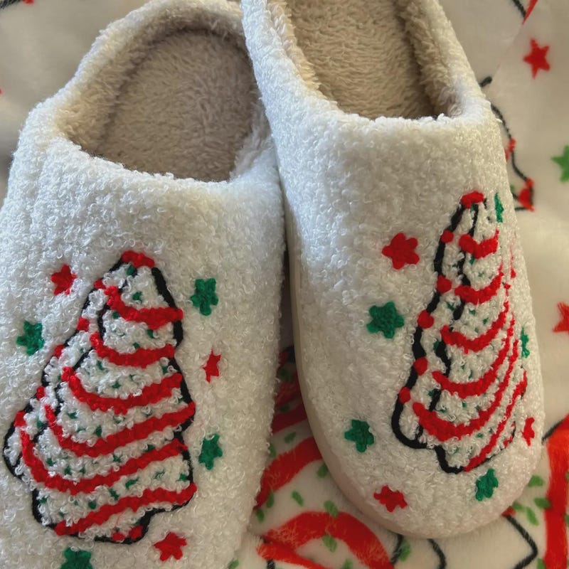 Christmas Slippers - Etsy