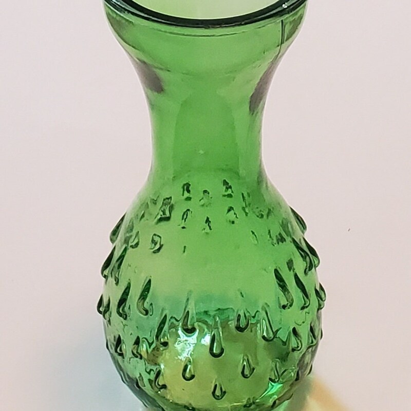 Green Glass Vase - Etsy