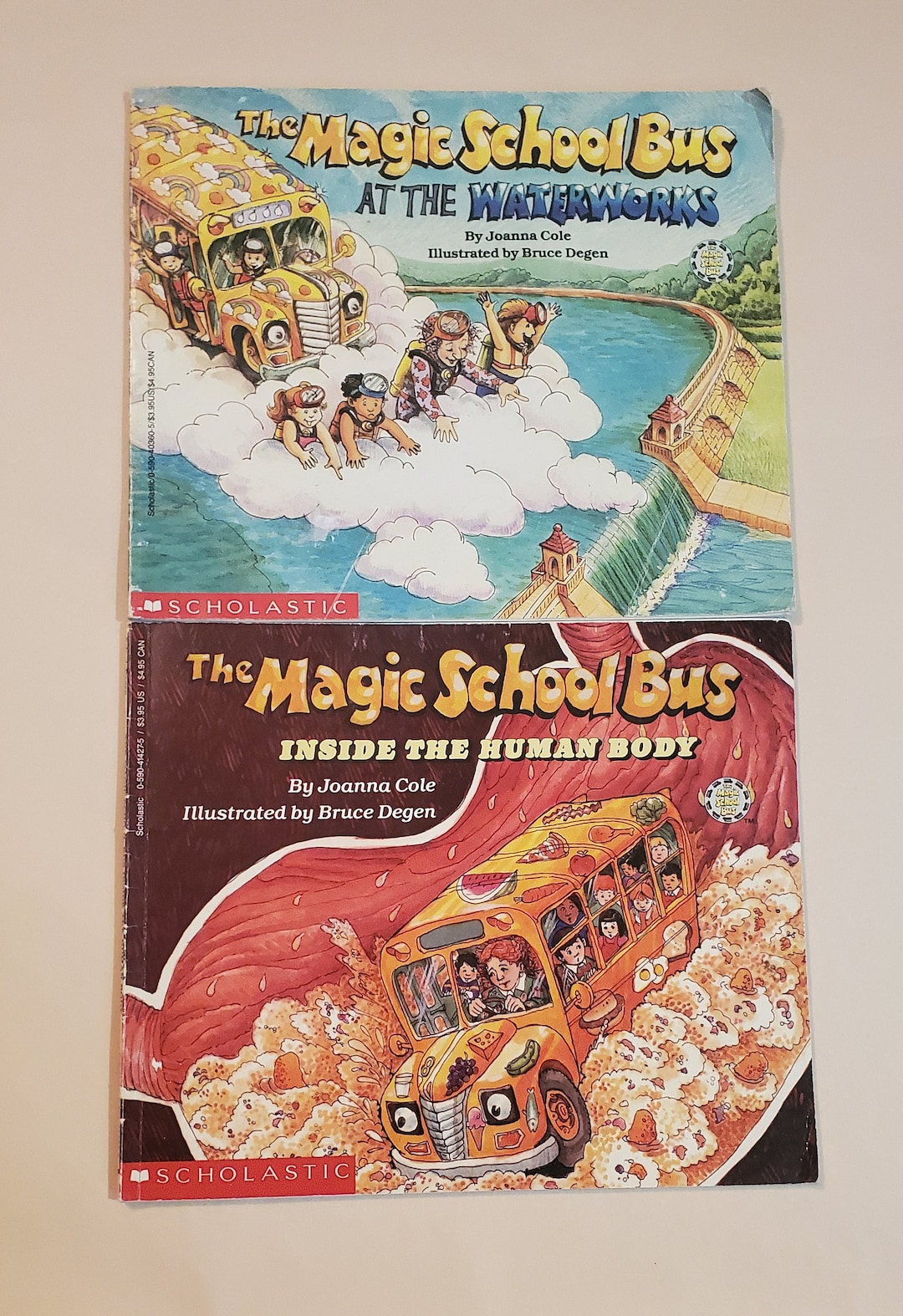 Vintage the Magic School Bus Books - Set of 2 - at the Waterworks ...