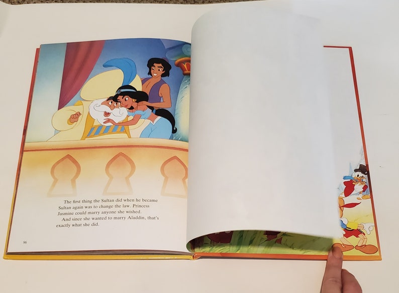 Vintage Book - Disney's Aladdin - Etsy