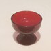 Vintage Red Glass Dessert Cup Dish - Etsy
