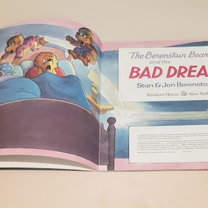 Vintage Book - the Berenstain Bears and the Bad Dream - Etsy