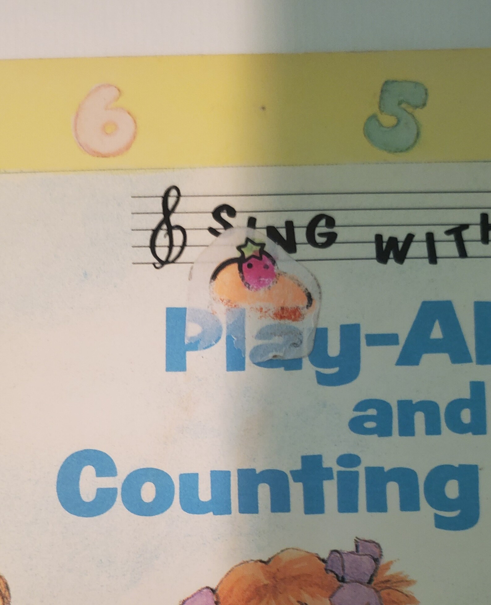 Vintage Book - Sing With Me - Play-along and Counting Songs - Etsy
