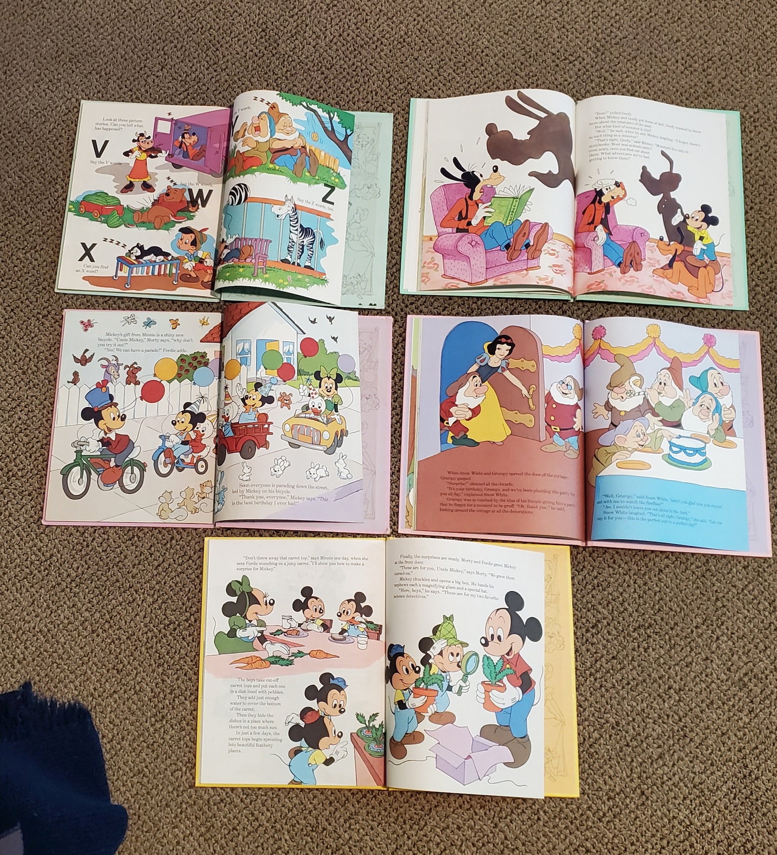 Vintage Walt Disney Fun to Learn Library Books, Bantam Books , 1983 - Etsy