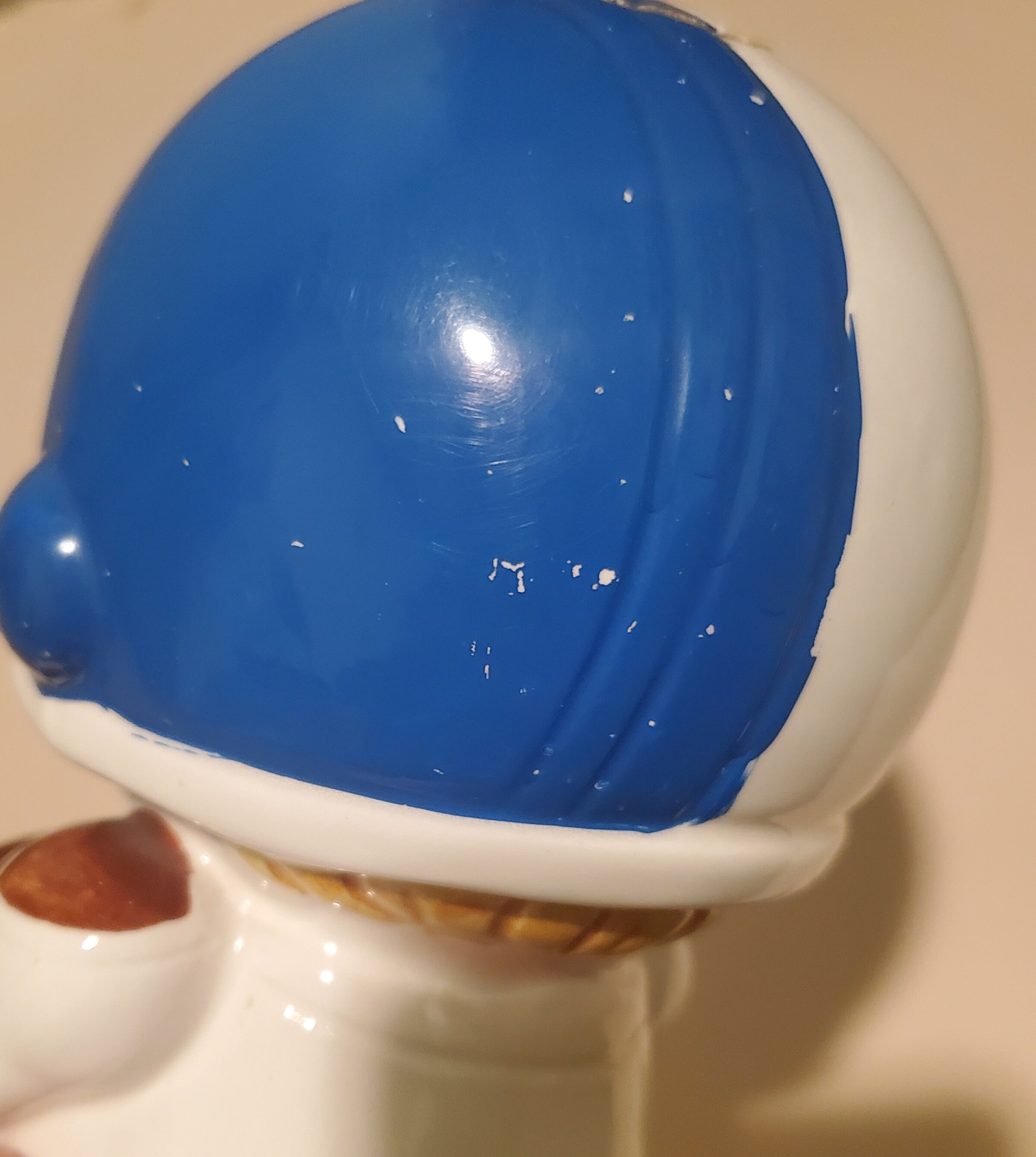 Vintage Ceramic Football Player Kid Bank Figurine - Etsy