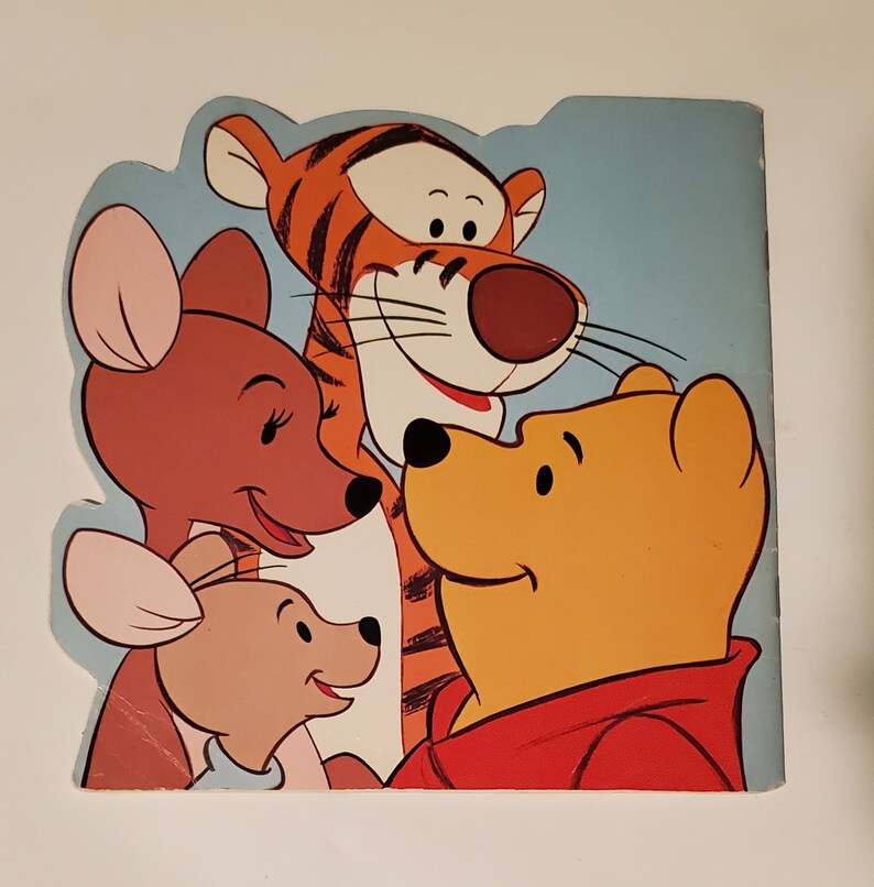 Vintage Golden Shape Book Walt Disney Winnie-the-pooh and - Etsy