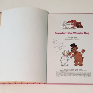 Vintage Golden Book - Pound Puppies - Snowball the Wonder Dog - 1986 - Etsy