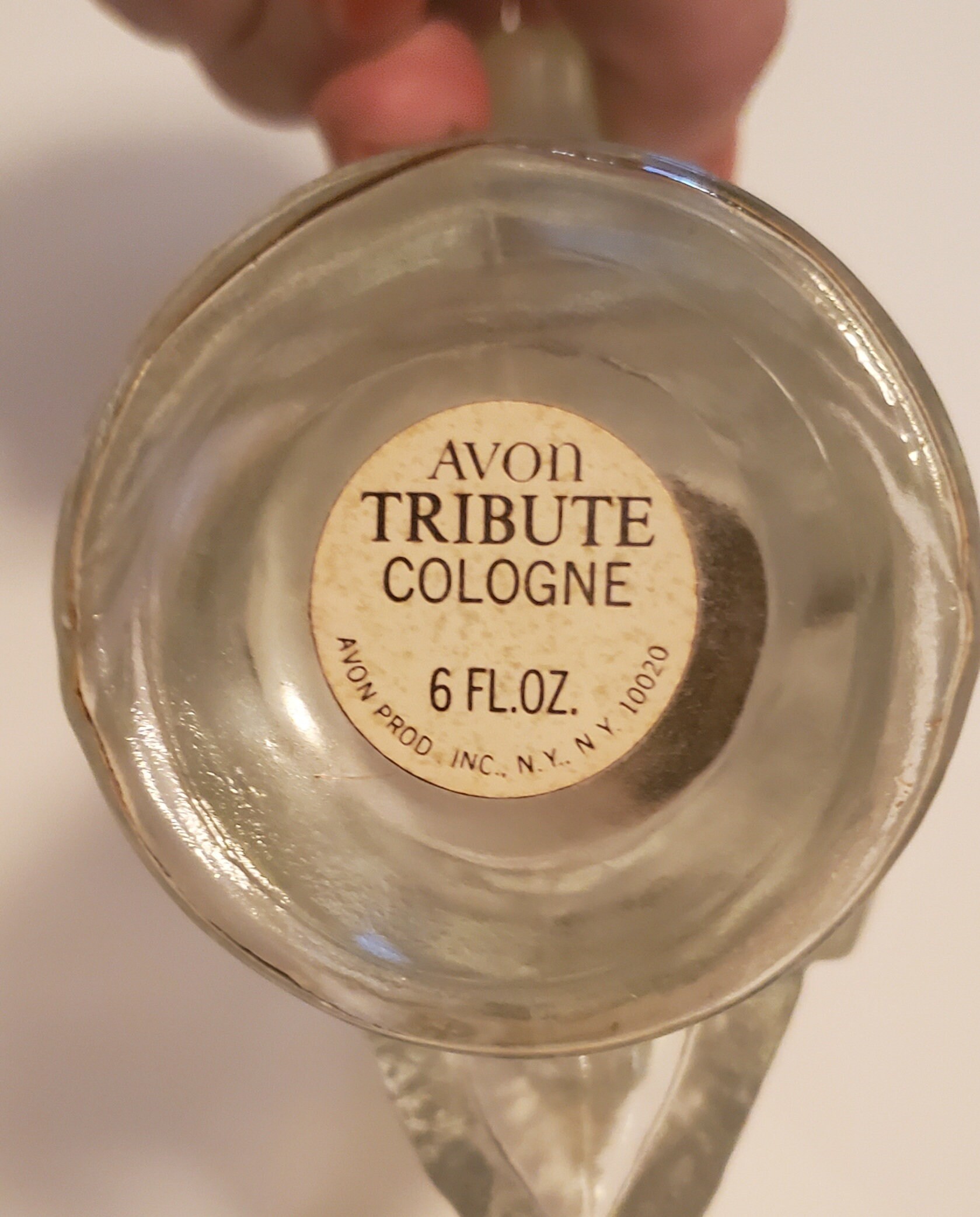 Vintage Avon Clear Glass Tribute Cologne Gladiator Bottle - Etsy