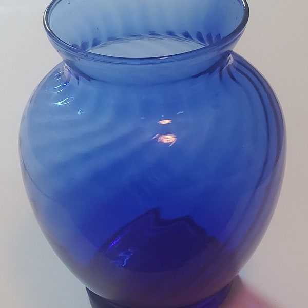 Blue Glass Vase - Etsy