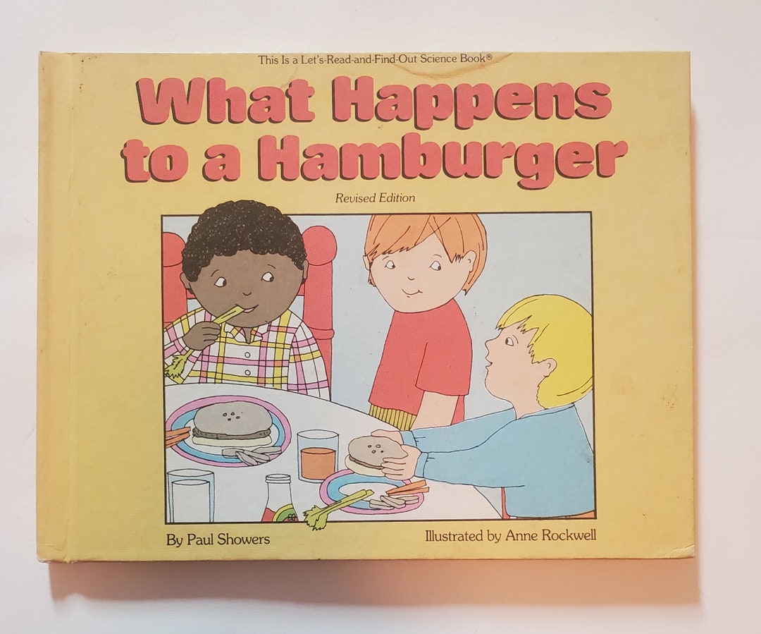 Vintage Book - What Happens to a Hamburger - Etsy