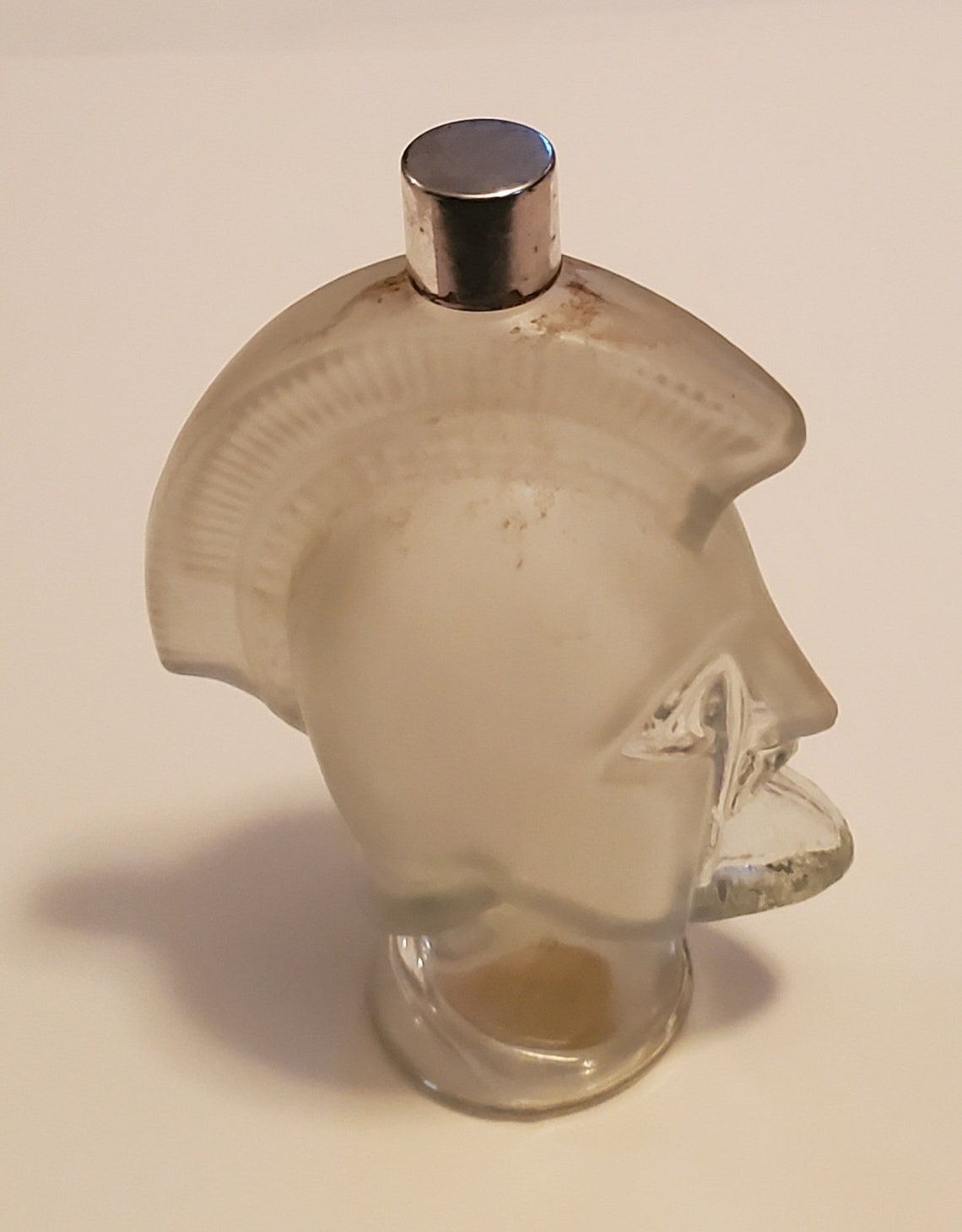 Vintage Avon Clear Glass Tribute Cologne Gladiator Bottle - Etsy