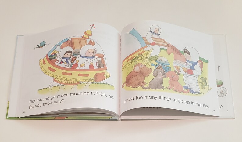 Vintage Book Magic Castle Readers the Magic Moon Machine: - Etsy