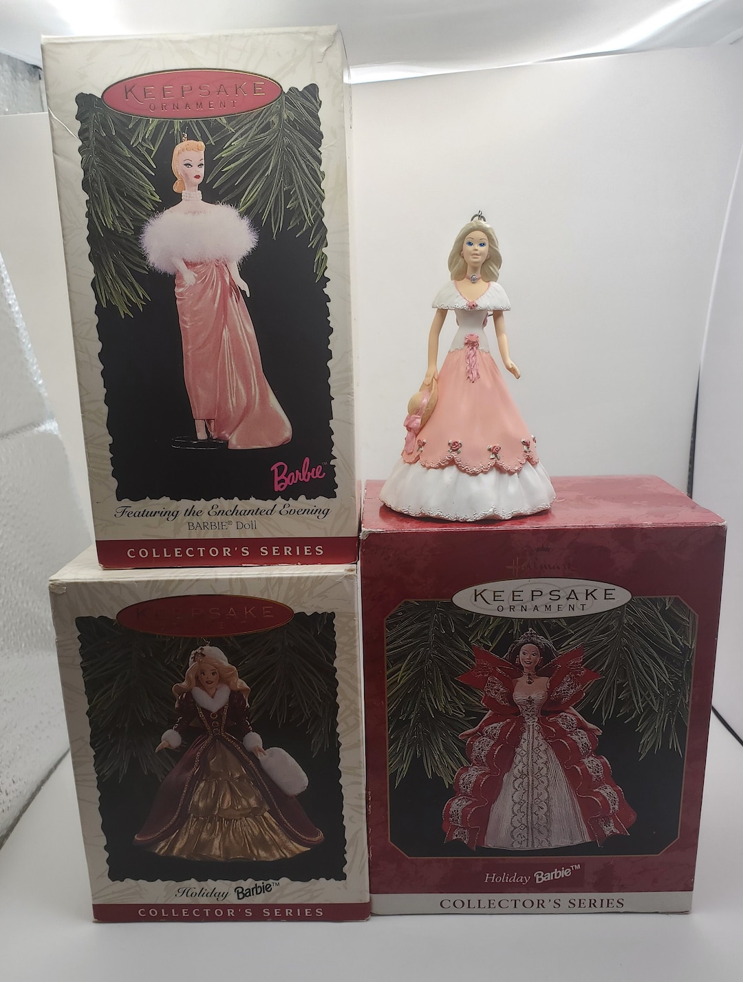 Vintage Barbie Hallmark Keepsake Collector Ornaments - Enchanted ...