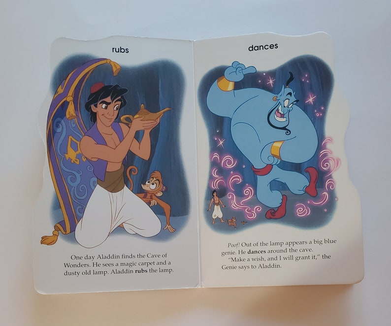 Disney's Aladdin Action Words - Etsy