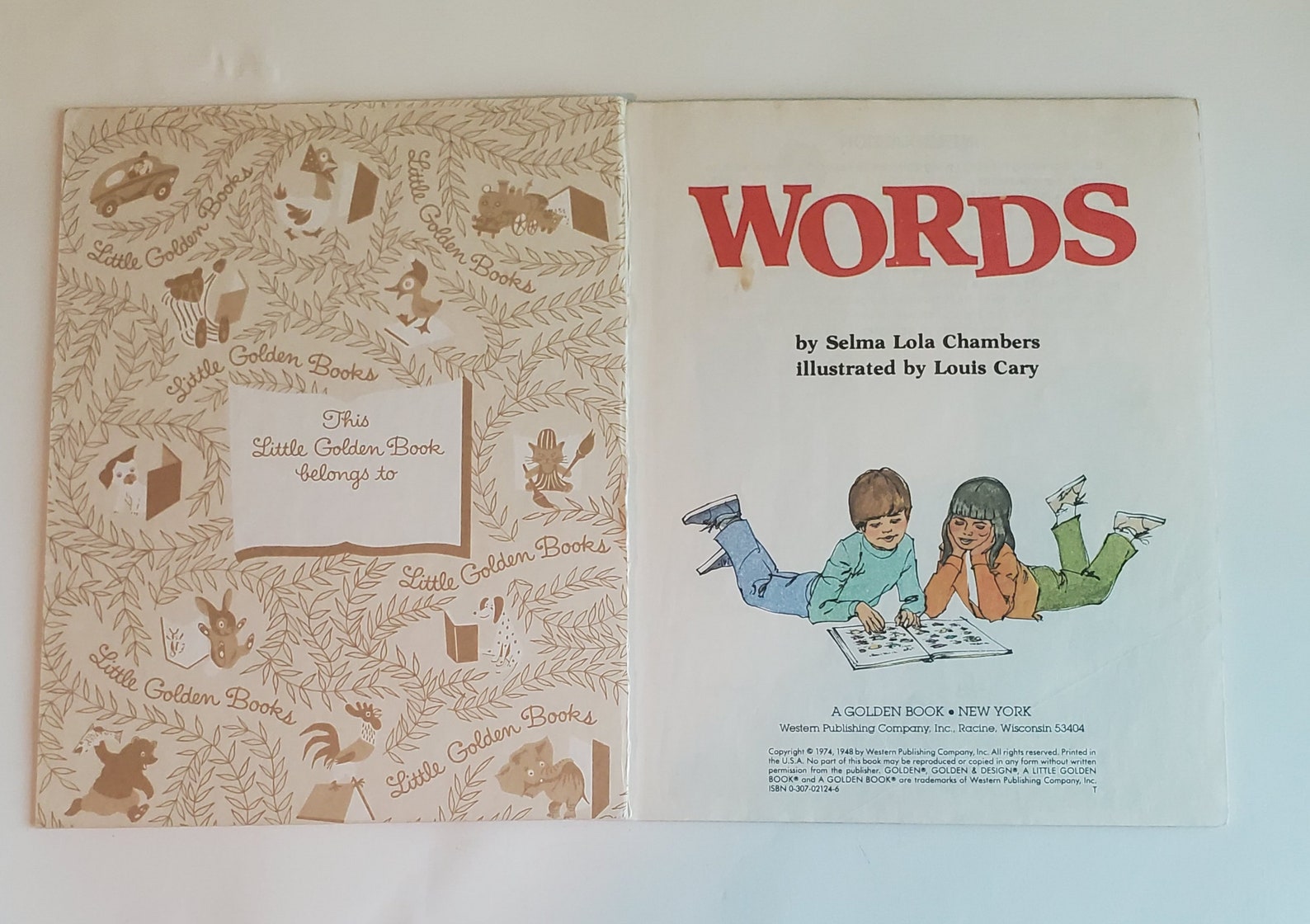 Vintage Little Golden Book Words - Etsy