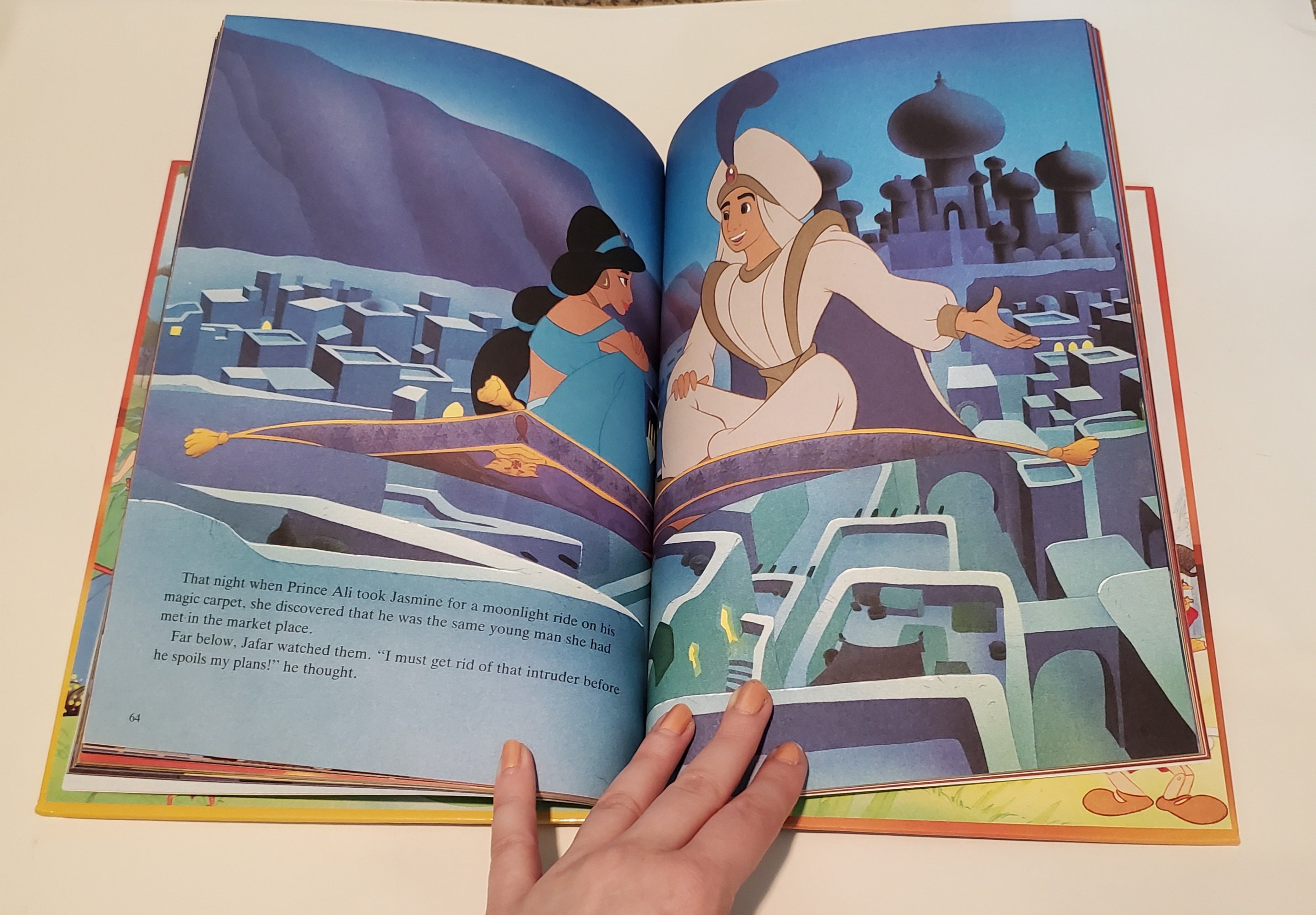 Vintage Book Disney's Aladdin - Etsy