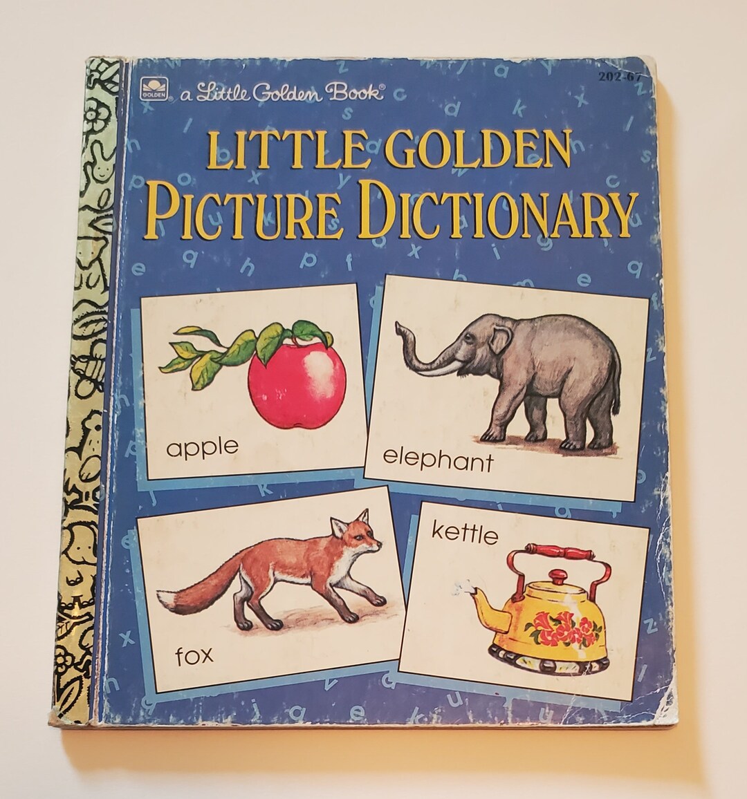 Vintage Little Golden Book Little Golden Picture Dictionary - Etsy