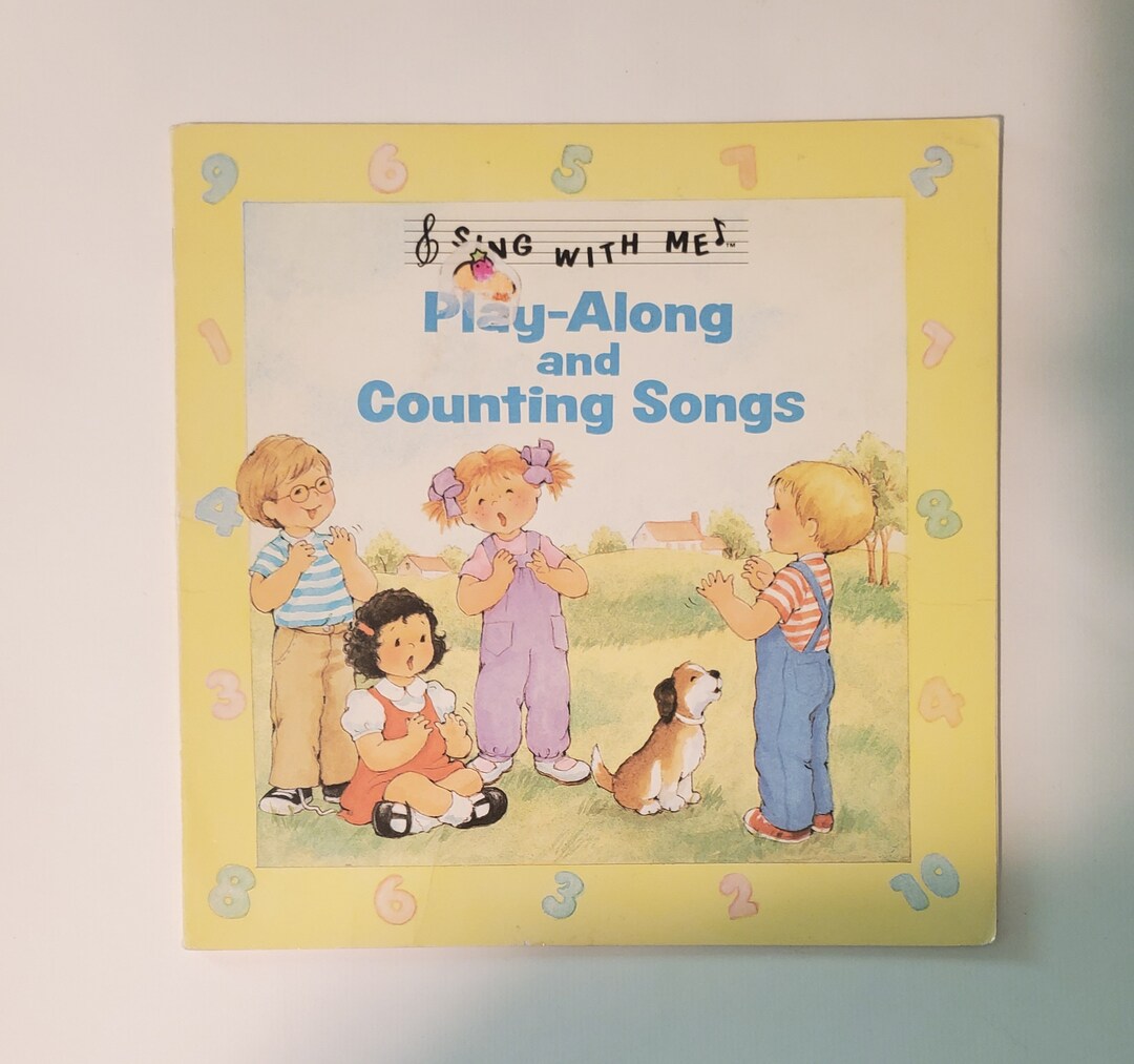 Vintage Book - Sing With Me - Play-along and Counting Songs - Etsy