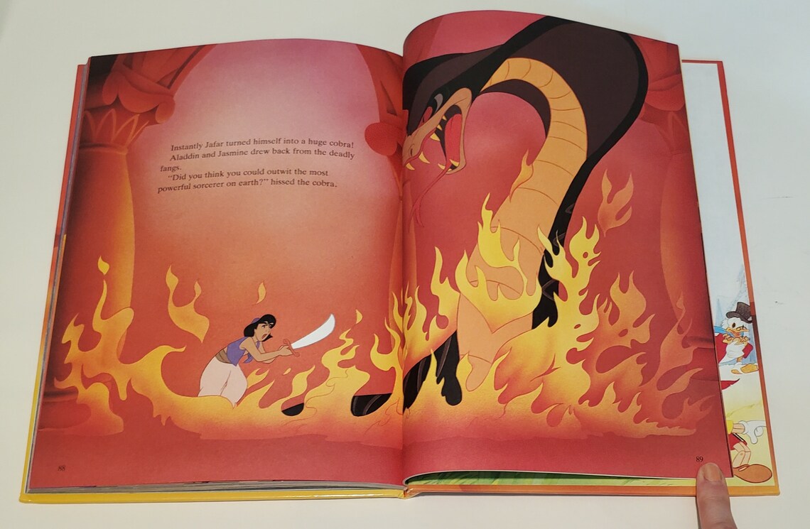 Vintage Book - Disney's Aladdin - Etsy