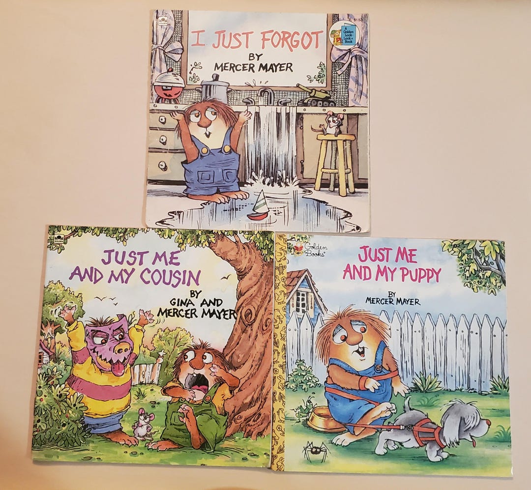 Vintage Mercer Mayer Little Critters Books - I Just Forgot, Just Me and ...