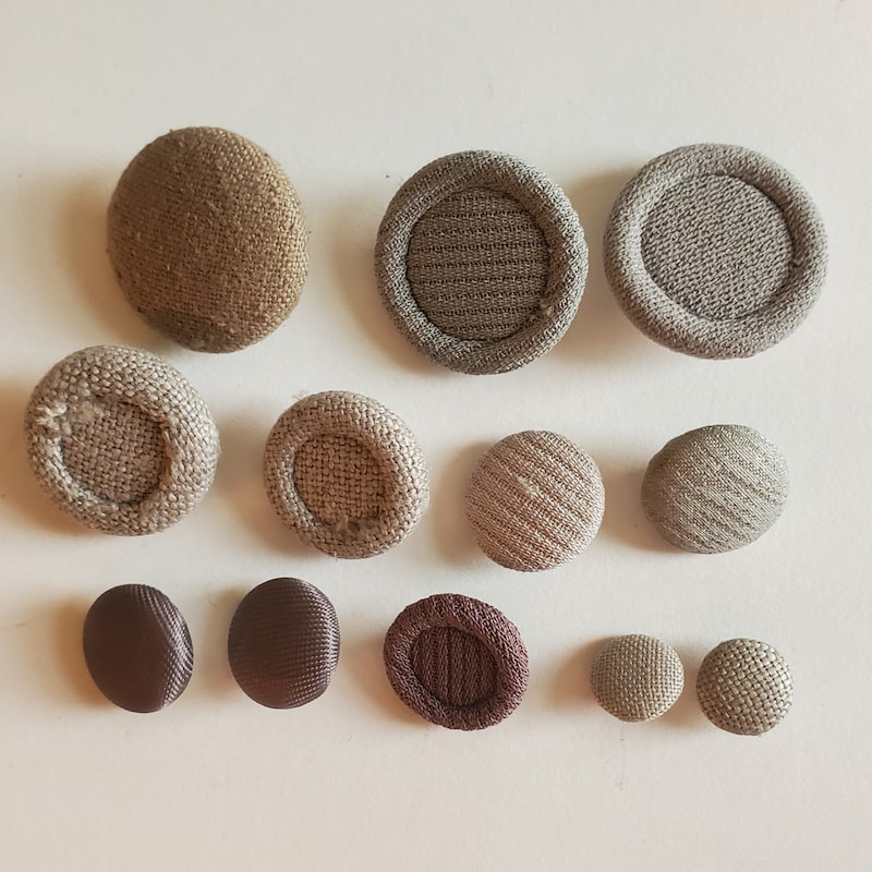 Taupe Buttons - Etsy
