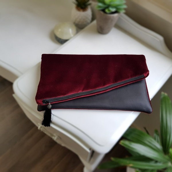 Maroon Clutch - Etsy