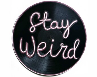 Vinyl Record Neon Sign - Etsy