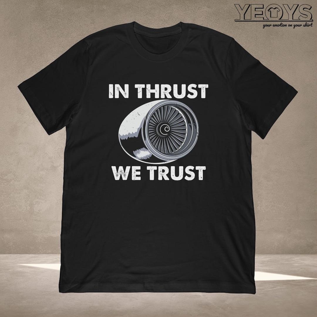 En Thrust We Trust Camiseta / Regalo de nave espacial para - Etsy España