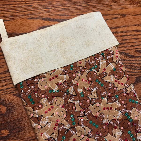 Gingerbread Stocking - Etsy