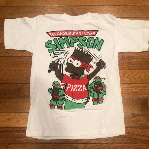 Bart Simpson Cowabunga Shirt - Etsy UK