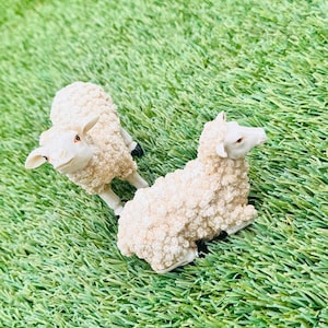 Stable Animals Figurines Nativity Scene Set of 3pcs, Lambs, Animales ...