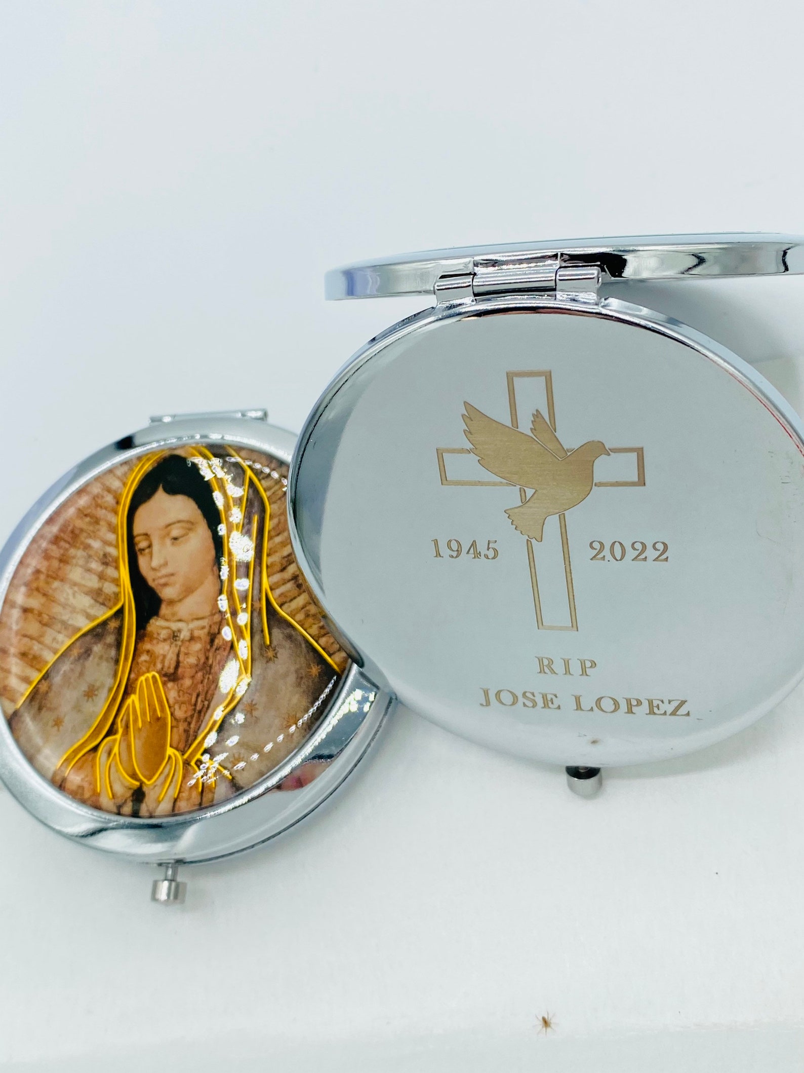 12pcs Personalized Mirrors /recuerdos Para Funeral/funeral - Etsy