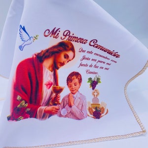 12pcs First Holy Communion Party Favors Napkins Recuerdos Para Primera ...