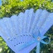 12pcs Hand Fans Quinceanera Favors Personalized Ribbons - Etsy