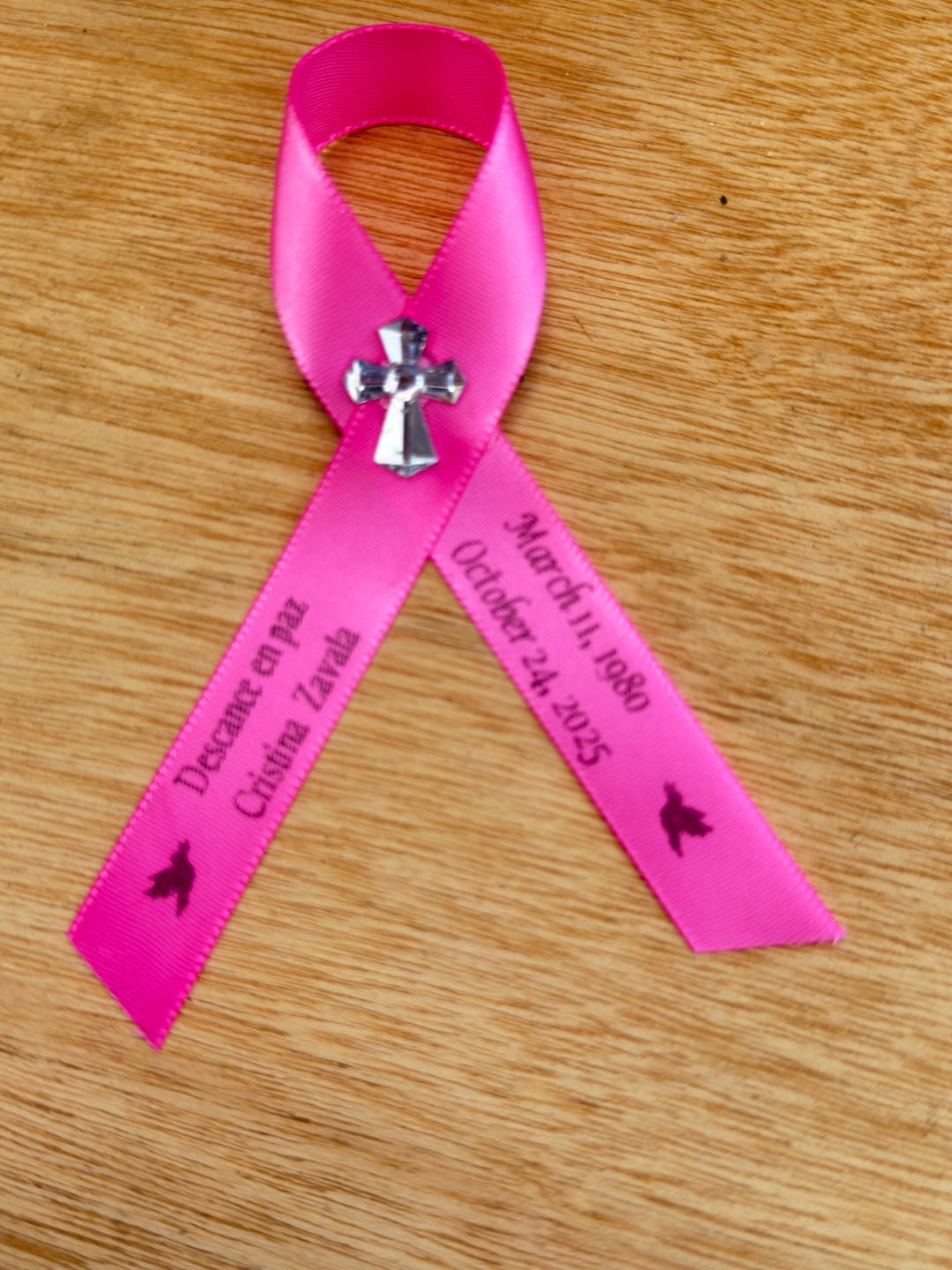 Personalidad Memorial Ribbons Personalized Memorial Ribbons With Safety ...